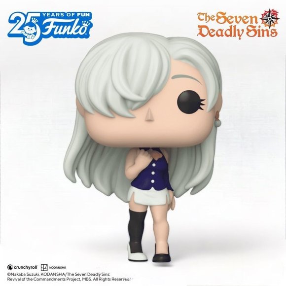 Funko | Toys | Funko Pop Anime Seven Deadly Sins Elizabeth Figure 343 ...